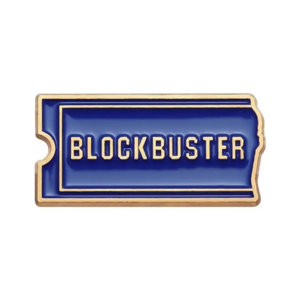 Jewelry | 63 Retro Blockbuster Logo Ticket Enamel Pin | Poshmark